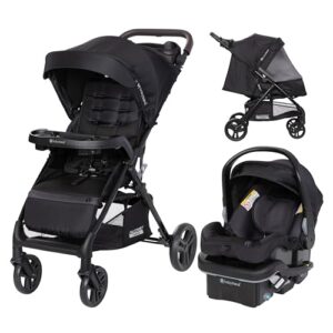 baby trend passport carriage travel system dlx (with ez-lift plus), uptown black