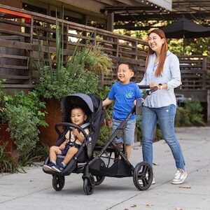 Baby Trend Morph Single to Double Modular Travel System, Black