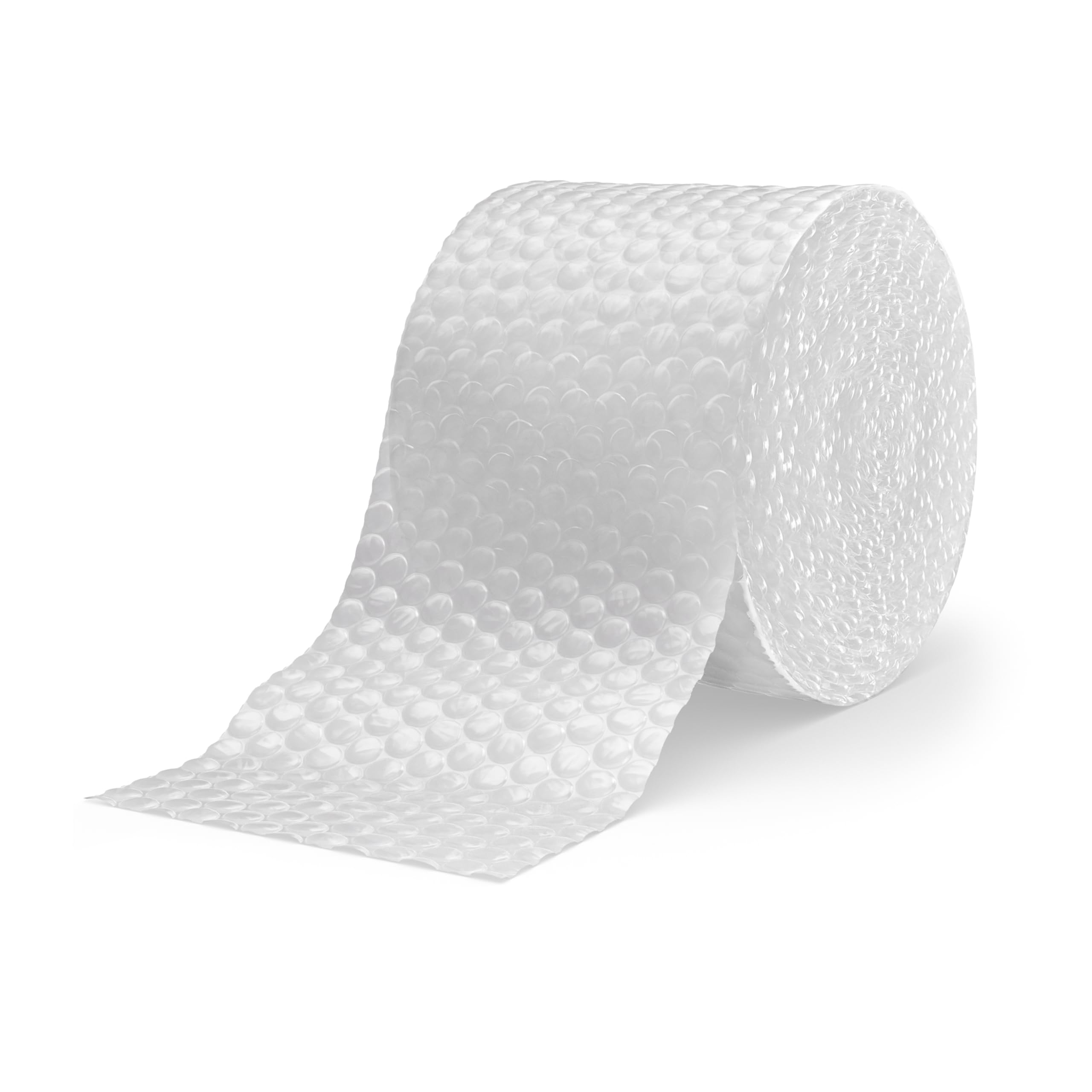 Duck Max Strength Bubble Cushioning Wrap for Moving & Shipping, 60 FT Large Bubble Packing Wrap, Heavy Duty Protection for Mailing & Packaging Boxes, Clear Bubble Roll Supplies Perforated Every 12 IN