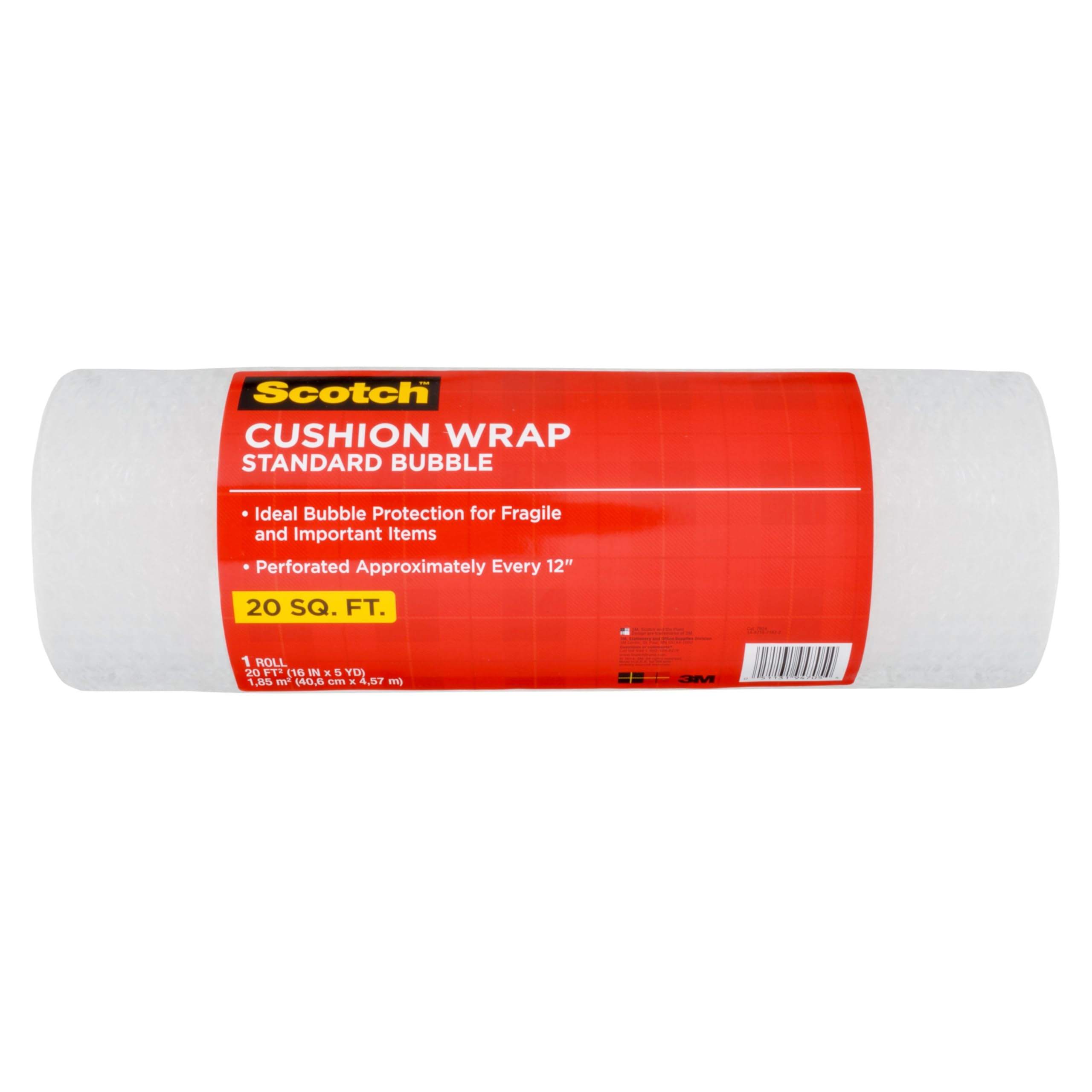 Scotch Cushion Wrap, 16 in x 15 ft., 1 Roll/Pack (7924)