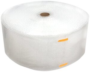 x-bubble 1/2" 250 ft x 12" large bubble cushioning wrap, perforated every 12"