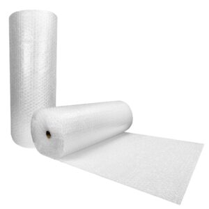 uoffice bubble cushioning wrap roll - 48" wide x 200' ft - medium 5/16" bubbles