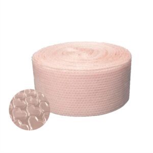 oshiea 5mx20cm pink heart-shape shockproof air bubble roll wrap party favors gifts protective film packing wedding decoration membrane for packaging (color : light pink, gift bag size : 20cmx 500cm)