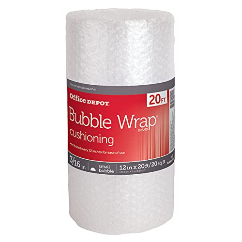 Office Depot(R) Air Bubble Packing Material, 12in. x 20ft. Roll