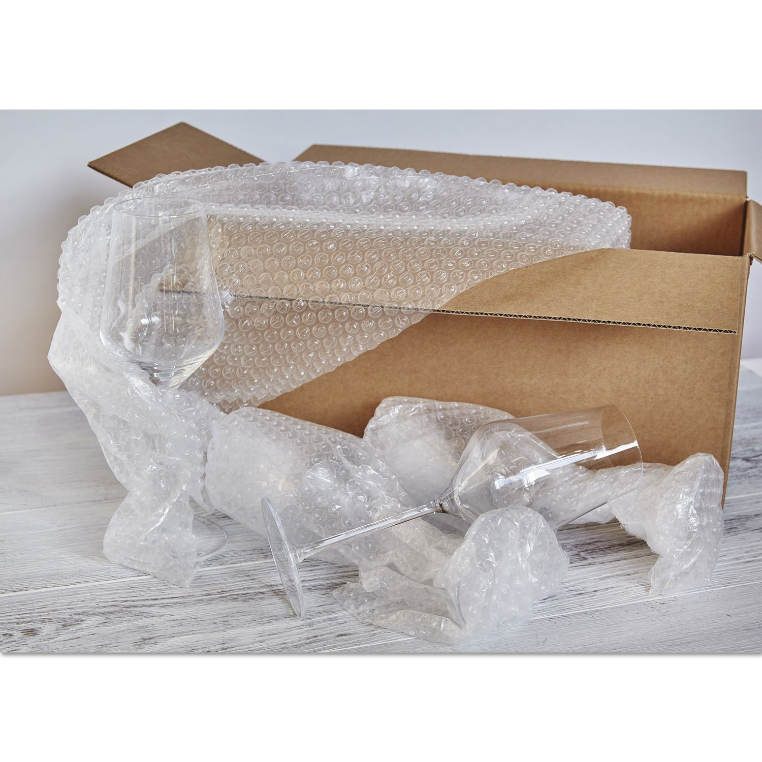 Sealed Air Bubble Wrap Cushioning Material, 12-Inch x 10-Feet Roll, 3/16-Inch Bubble (SEL10601)