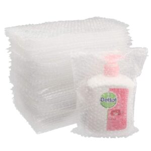 akolafe 100pcs bubble out bags & pouches 6x10inch bubble double walled wrap pouches bubble cushioning wrap pouch bags for shipping storage & moving packing cushioning supplies for dishes glass plates