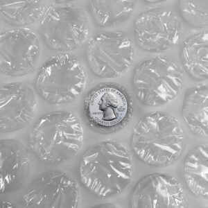 Uboxes Bubble Cushioning Wrap 12"x65' Large Bubbles 1/2" Perforated Every 12", clear