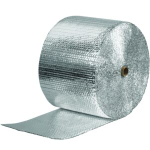 partners brand pinr12 cool shield bubble rolls, 12" x 125', silver