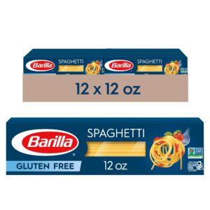 barilla gluten free spaghetti, 12 ounce, pack of 12