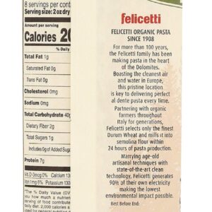 Felicetti Organic Spaghetti Pasta, Non GMO, Kosher, 16.01 Ounces (Pack Of 12)