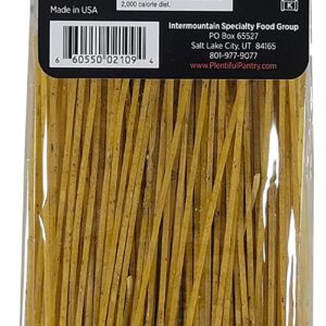 Plentiful Pantry Italian Blend Spaghetti Pasta, Garlic & Basil, 12 Ounce, 1-Pack