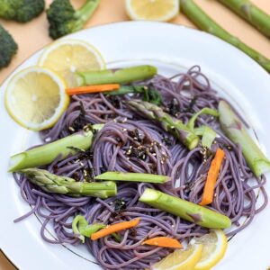 Big Green Organic Food- Organic Purple Yam + Millet Spaghetti, Premium Ube, Gluten-Free, Vegan (3)