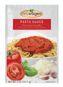 mrs. wages pasta sauce canning mix 5 ounce (pack of 6)