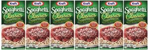 kraft spaghetti classics, tangy italian, 8 oz