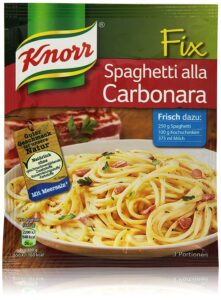 knorr fix spaghetti alla carbonara