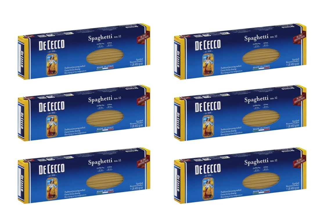 Dececco Spaghetti 16 OZ (Pack of 6)