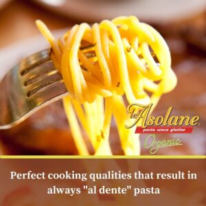 Le Asolane Certified Organic Gluten Free Pasta | Spaghetti | 4 Pack | Authentic Imported Italian Gourmet Pasta from Select Premium Grade Corn Flour | 8.8 oz packages