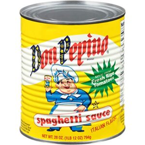 don pepino spaghetti sauce, 28 ounce (pack of 12)