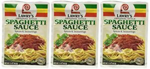 lawry's original spaghetti sauce mix 3 pack