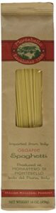 montebello organic pasta spaghettie, 16 ounce, 5 count