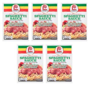 lawrys mix seasoning spaghetti rich thick, 1.42 oz (pack of 5)