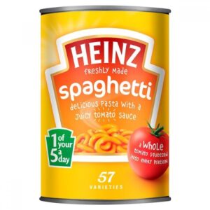 heinz spaghetti in tomato sauce large size 400g