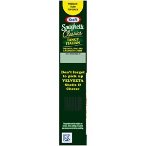 Kraft Tangy Italian Spaghetti Spice Mix & Parm - 8 Ounce (Pack of 3)