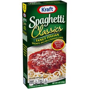 Kraft Tangy Italian Spaghetti Spice Mix & Parm - 8 Ounce (Pack of 3)