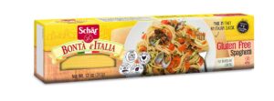 schar naturally gluten-free spaghetti, 12-ounce packages (pack of 5)