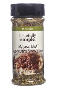 tastefully simple mama mia marinara sauce mix, 5.1 ounce