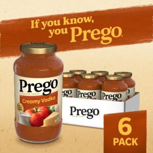 Prego Creamy Vodka Sauce, 24 OZ Jar (Case of 6)