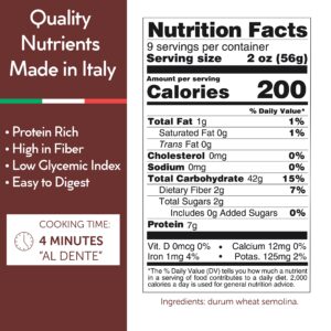 Gusta Bucatini Pasta Noodles - Premium Italian Pasta from Italy - Durum Wheat Semolina Organic "Al Dente" Pasta - Non-GMO & Gourmet Pasta - Family Owned Brand - 17.64oz / 500g (2 Pack)