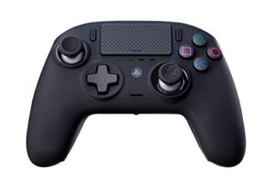 nacon playstation 4 controller - wired, usb-c, 4 configurable shortcut buttons, dual concave customizable sticks, led player status indicator