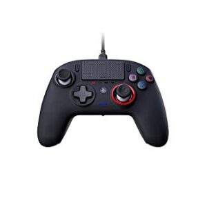 NACON PlayStation 4 Controller - Wired, USB-C, 4 Configurable Shortcut Buttons, Dual Concave Customizable Sticks, LED Player Status Indicator