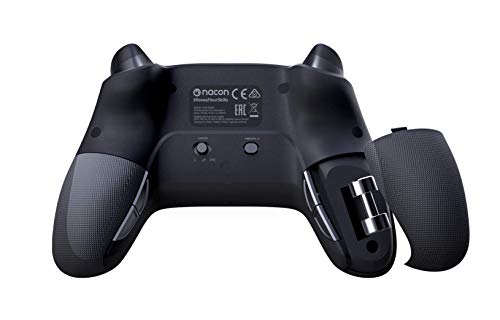 NACON PlayStation 4 Controller - Wired, USB-C, 4 Configurable Shortcut Buttons, Dual Concave Customizable Sticks, LED Player Status Indicator