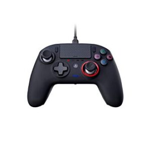 NACON PlayStation 4 Controller - Wired, USB-C, 4 Configurable Shortcut Buttons, Dual Concave Customizable Sticks, LED Player Status Indicator