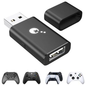 gulikit goku wireless adapter, king kong 2 pro controller adapter, bluetooth, works with xbox series x, ps4, switch, pc