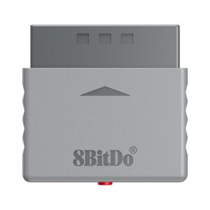 8bitdo retro wireless controller adapter receiver for ps1 ps2 / windows 10/11, compatible with ps5/ps4 controller, xbox series controller, xbox one bluetooth controller and switch pro controller