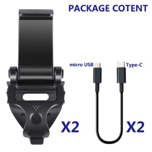 BLUE LAKE Performance 2 Pack PS Wireless Controller Phone Clip Mount Holder Stand Bracket Compatible with PS Controller