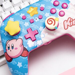 Switch Pro Controller Thumb Grips, Kirby Thumb Grip Caps Compatible with Switch Pro Controller, PS5 Controller, PS4 Controller, Xbox Controller, etc