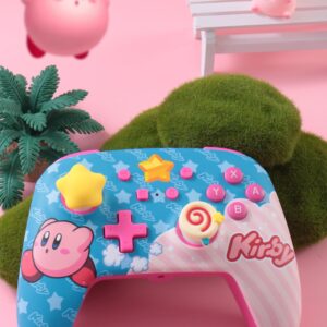 Switch Pro Controller Thumb Grips, Kirby Thumb Grip Caps Compatible with Switch Pro Controller, PS5 Controller, PS4 Controller, Xbox Controller, etc