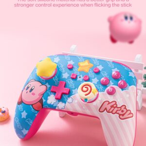 Switch Pro Controller Thumb Grips, Kirby Thumb Grip Caps Compatible with Switch Pro Controller, PS5 Controller, PS4 Controller, Xbox Controller, etc