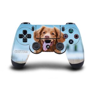 custom vinyl skin sticker decal cover for ps4 controller with your own personalized photos or game screenshots