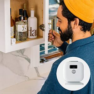 Yale Smart Cabinet Lock - Secure medicine, liquor, cleaning supply and other cabinets. Child proof. Magnet and key free access with your phone or Apple Watch