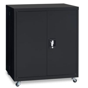 daesar 1 shelf metal filing cabinet, storage file cabinet with lock for home and office