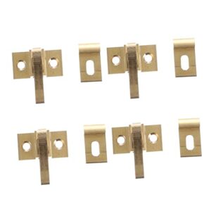 lightaotao 4 sets automatic window latch cabinet elbow window safety locks elbow catch brass elbow door elbow window device lock for cabinet doors brass window catch equipment copper cupboard