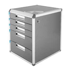 ddbessic file cabinet, 5 drawer lateral filing cabinet with lock desk cabinet storage home office lockable desk storage organizer with drawers