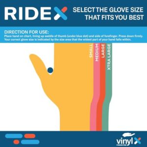 Ridex Disposable Gloves Latex-Free Clear Vinyl Gloves [100-Count] Powder-Free All-Purpose Gloves, Dispenser Box Gloves 100 Pieces - Size Medium Glove Medical