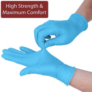 STRONG 'n FLEX Box of Medium Vinyl-Nitrile Exam Gloves, 100 ambidextrous gloves