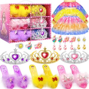 kids toys for girls,toddler girl toys princess dress up clothes for little girls,unicorns gifts for girls,princess shoes costume toys for 3 4 5 6 7 8 year old girls christmas brithday gifts ideas